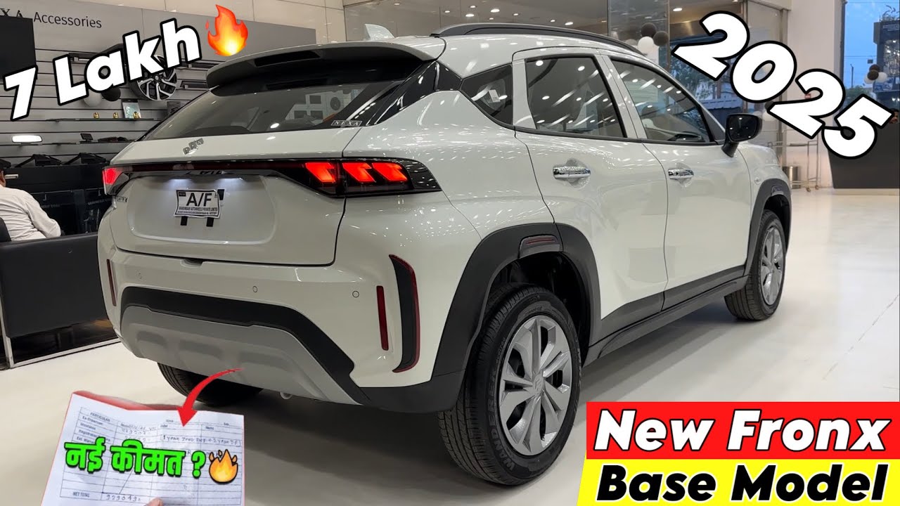 Maruti Fronx Sigma White Base Model 2025 | Full Walkaround, Price ...