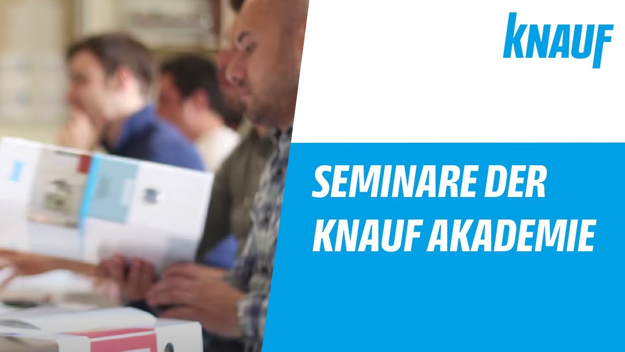 Seminare der Knauf Akademie - YouTube