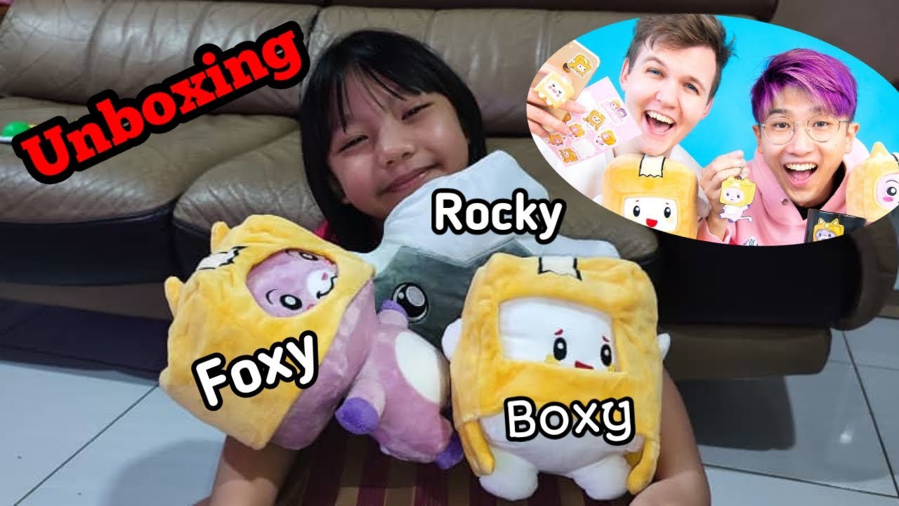 Unboxing toys Boxcy, Rocky, Foxcy - YouTube