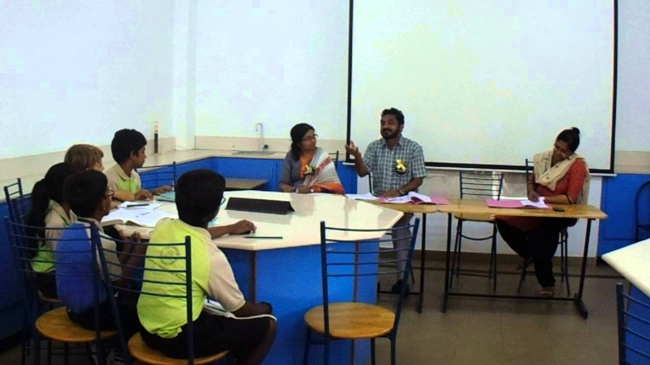 The concept of overpopulation being discussed with the students by Mr ...