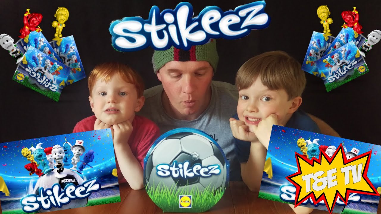 Stikeez surprise packs football Euro 2016 lidl T&E TV - YouTube
