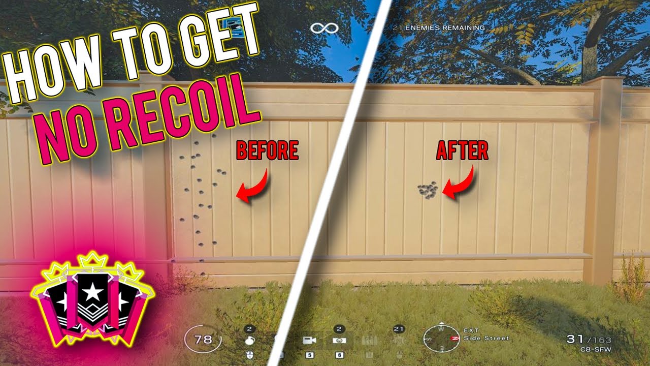 How to get NO Recoil on Ela - Rainbow Six Siege - YouTube