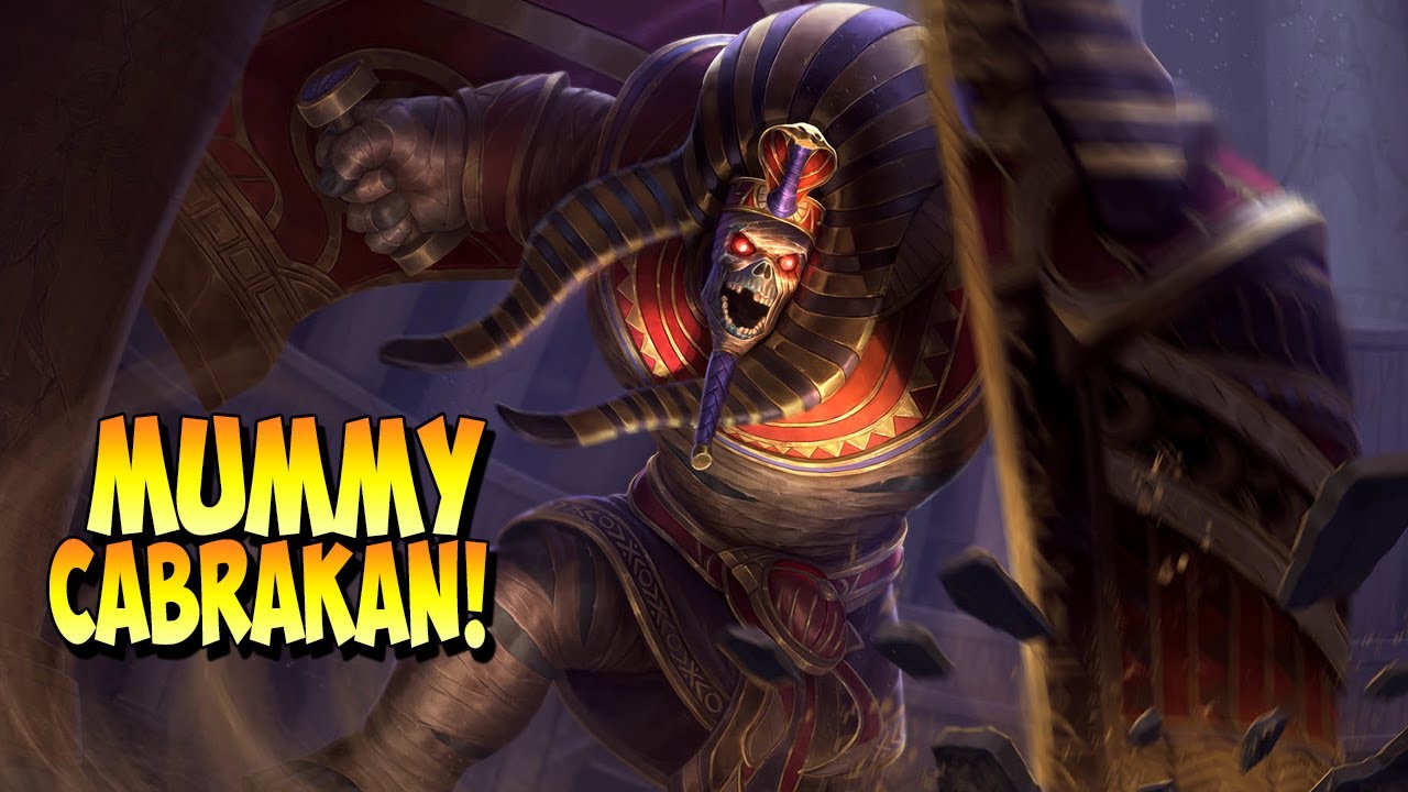 HUGE MUMMY CABRAKAN SKIN WITH A SICK VP AND SARCOPHAGUS - Masters ...