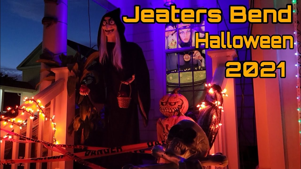 Jeaters Bend 2021 Halloween Decorations 🎃 - YouTube
