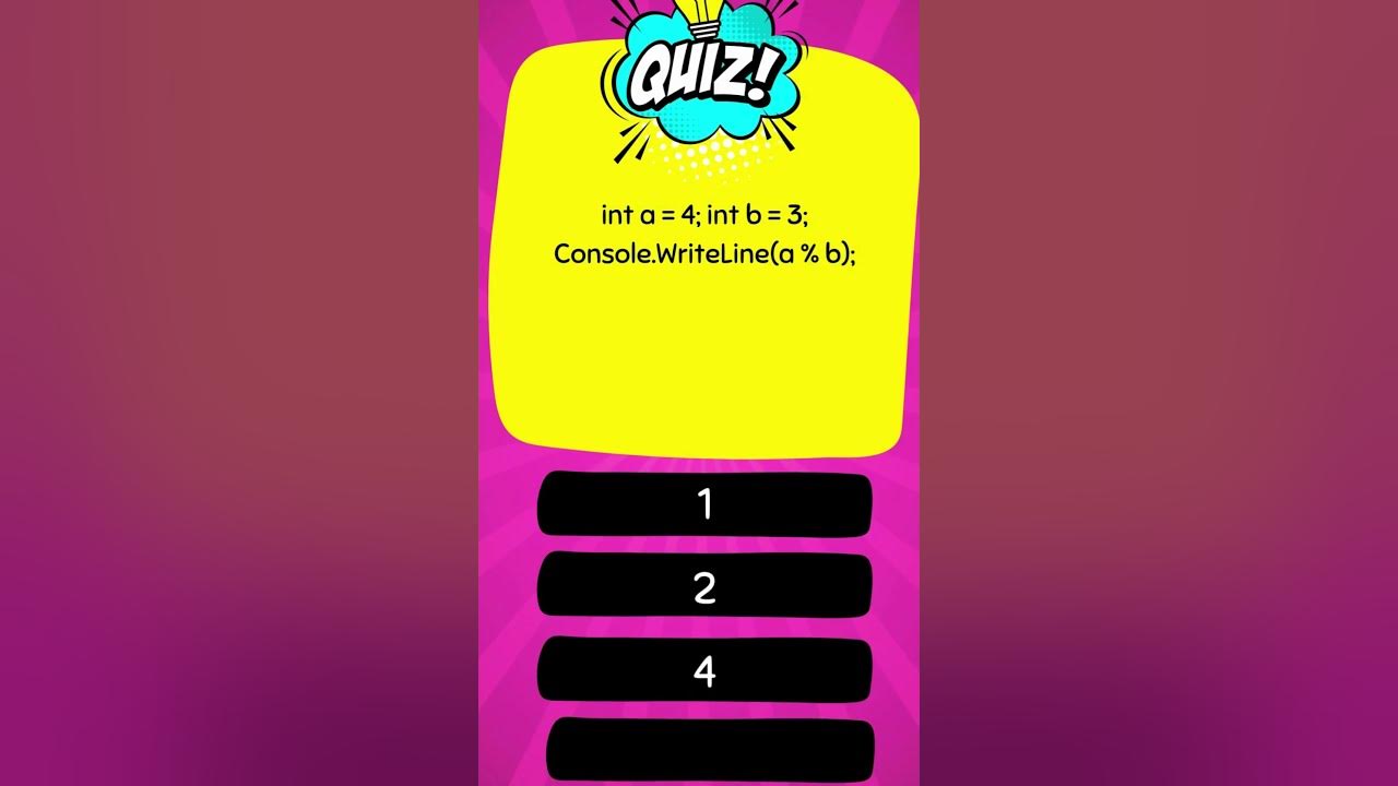 🔥 C# Code Quiz Challenge! | Test Your Skills in 60 Seconds 🚀 #quiz # ...