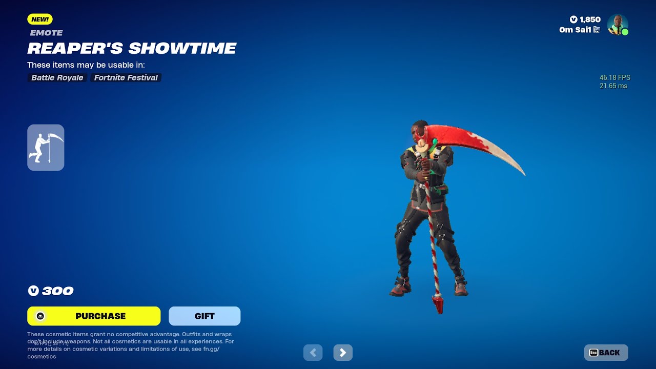 Fortnite Item Shop *NEW* REAPER'S SHOWTIME EMOTE! (12th February,2024 ...