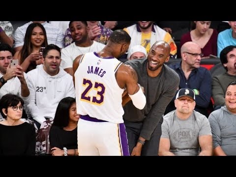 LeBron James Happy To See Kobe Bryant And Gets Standing Ovation From ...