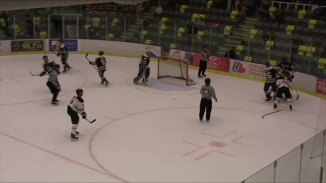 Ethan O'Rourke 1st Express goal Oct 27 vs Langley - YouTube