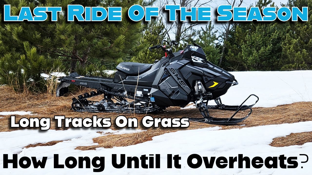 Last Ride Of Snowmobile Season! Northern Michigan! - YouTube