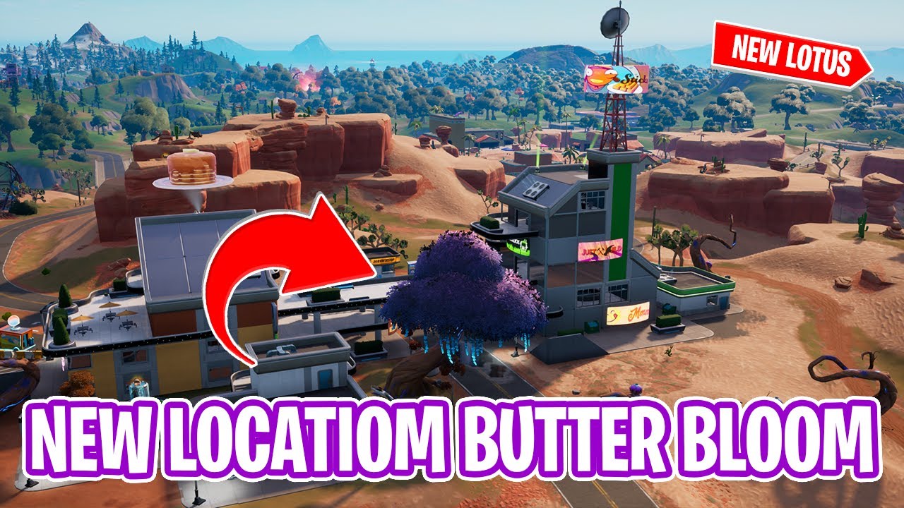 Fortnite - NEW LOCATION (BUTTER BLOOM). - YouTube