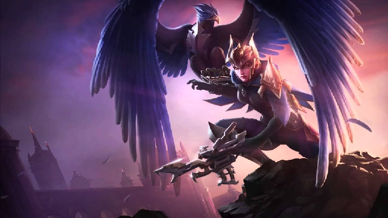 Quinn and Valor League Of Legends Login Screen With Music - YouTube