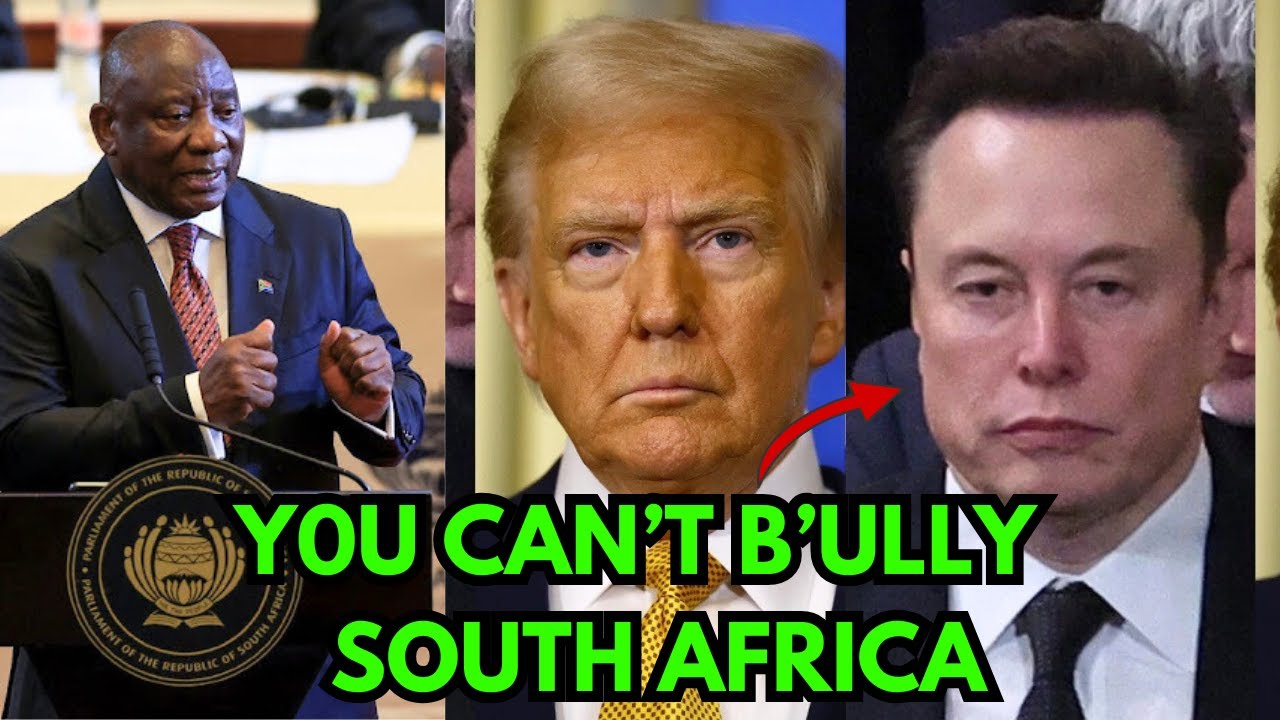 ANGRY Ramaphosa lectures Trump how WHlTES folks like EL0N MUSK Stole ...