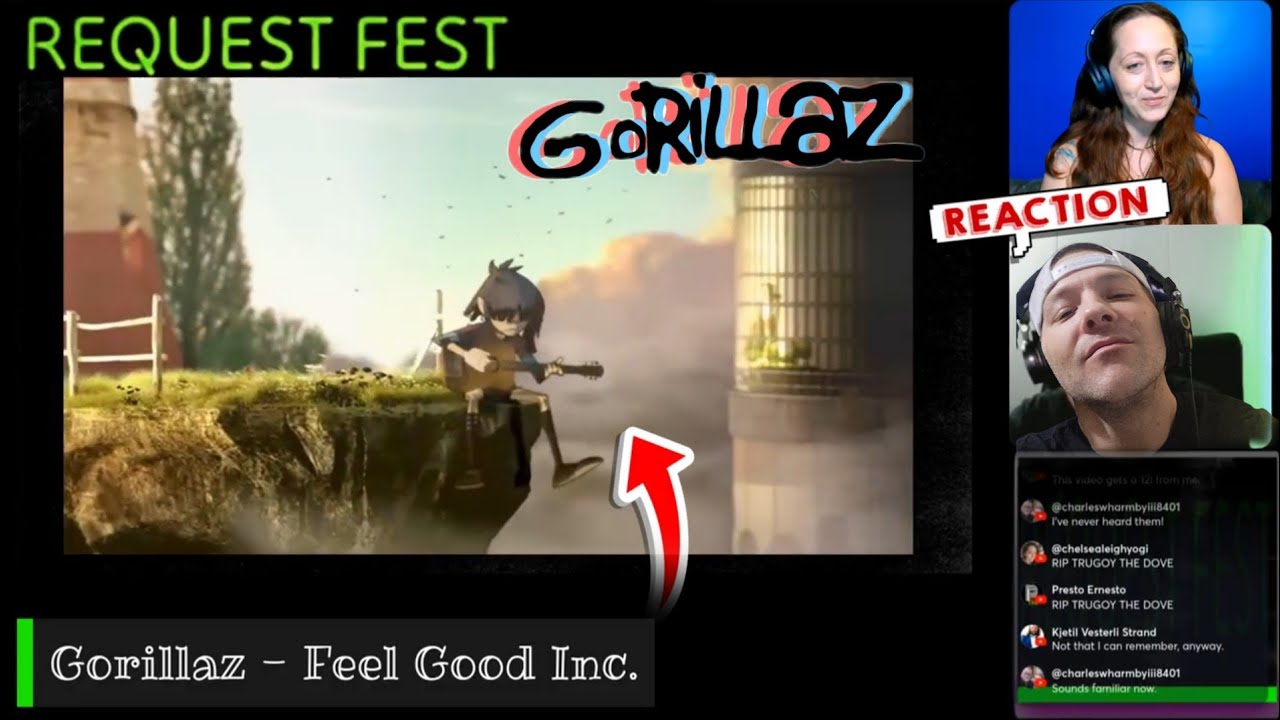 GORILLAZ - FEEL GOOD INC. [REACTION] REQUEST FEST - YouTube