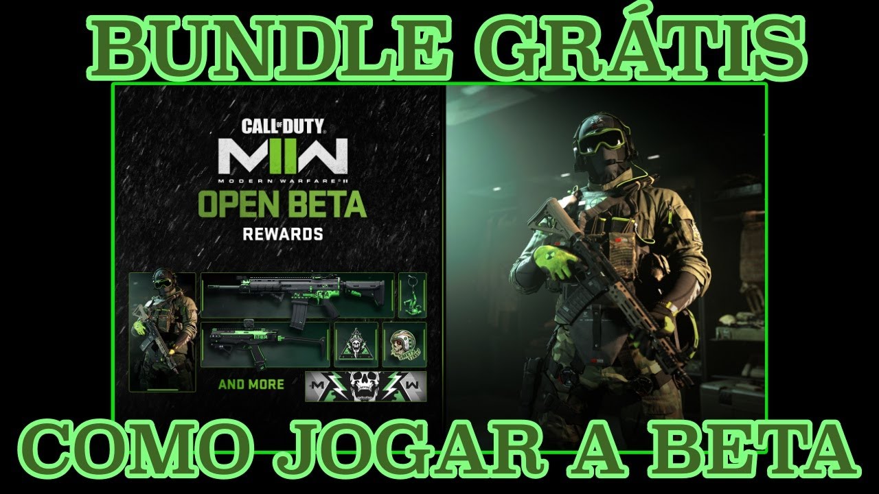 COMO BAIXAR A BETA DO MW2 E RESGATE ITENS EXCLUSIVOS DA BETA PARA JOGAR ...