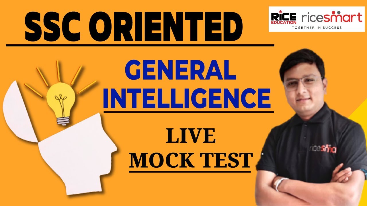 General Intelligence SSC Oriented Class by Arnab Das | Mock Test| SSC ...