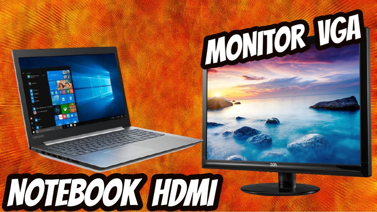 Como Conectar Notebook HDMI no Monitor VGA - YouTube