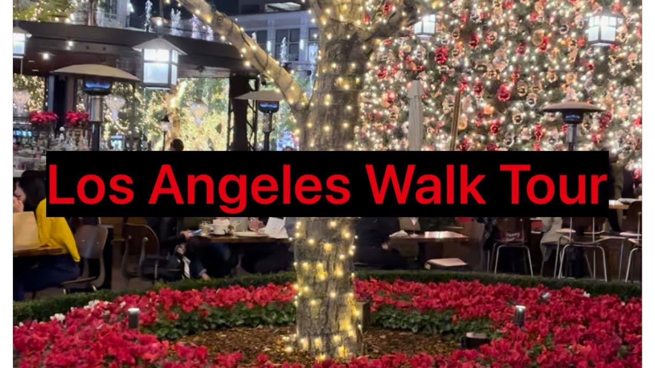 Los Angeles Night Walk tour - YouTube