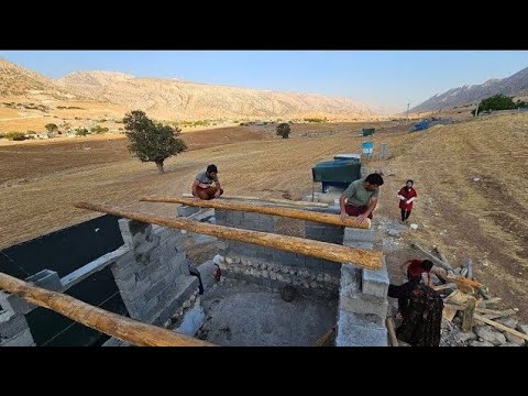 Protecting the Sheep from Cold and Rain | Shokat’s Hard Work in the Mountains