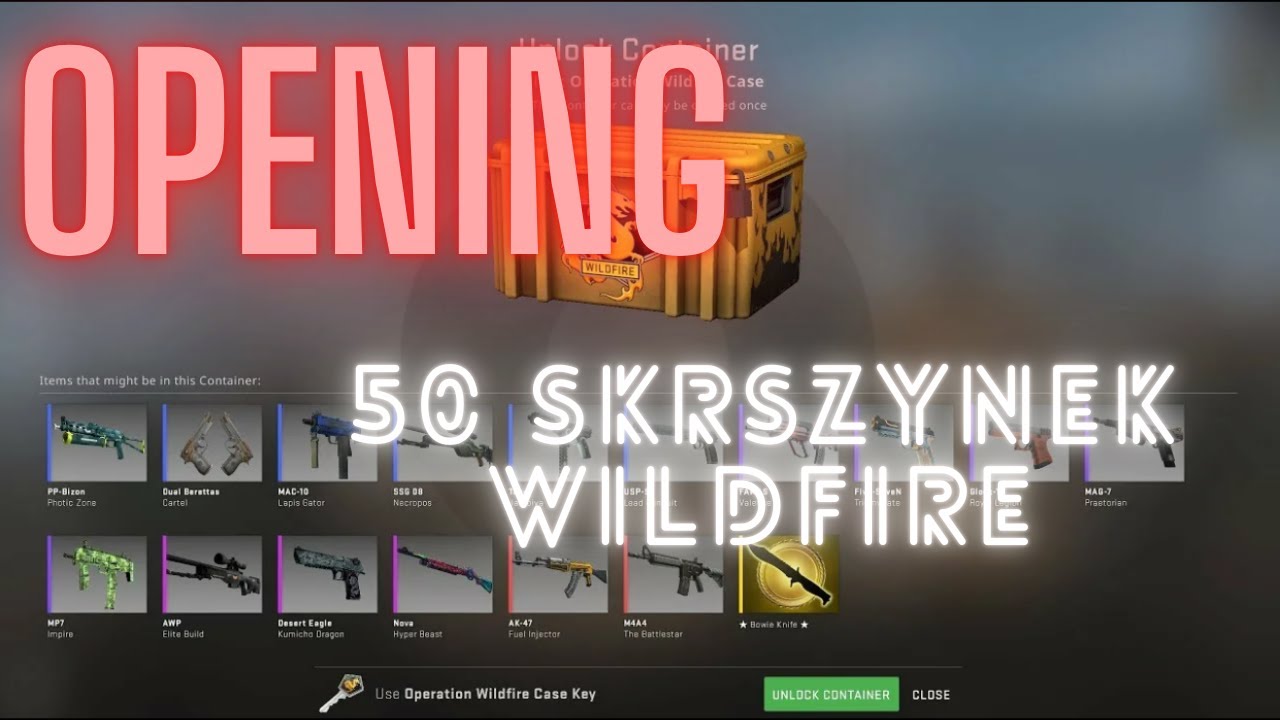 Otworzyłem 50 skrzynek Wildfire! [CS2 Opening] #cs2 #opening # ...