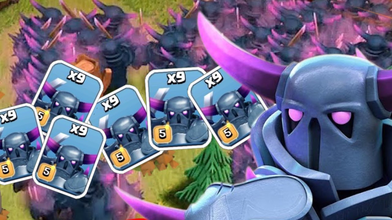 Clash of Clans - "MAX PEKKAS" 27 Max Level Pekkas! So Many Pekkas ...