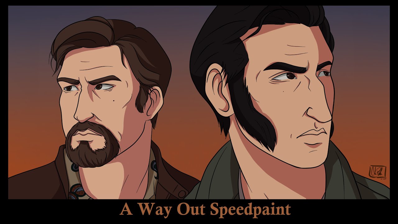 A Way Out - Leo and Vincent Speedpaint - YouTube