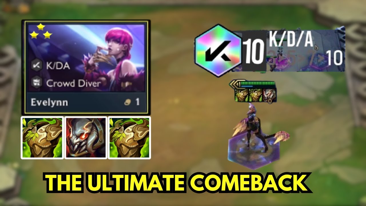 I Hit KDA 10 For The Best Comeback... | TFT Set 10 - YouTube