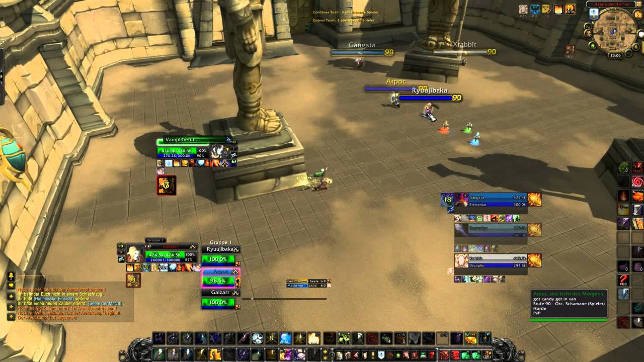 WoW PSP 3s Arena 3 - YouTube