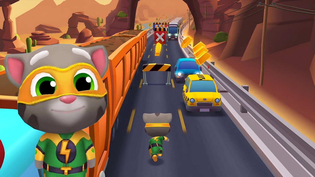 Talking Tom Gold Run - Tom - Full Screen - Loki Games (Android, iOS ...