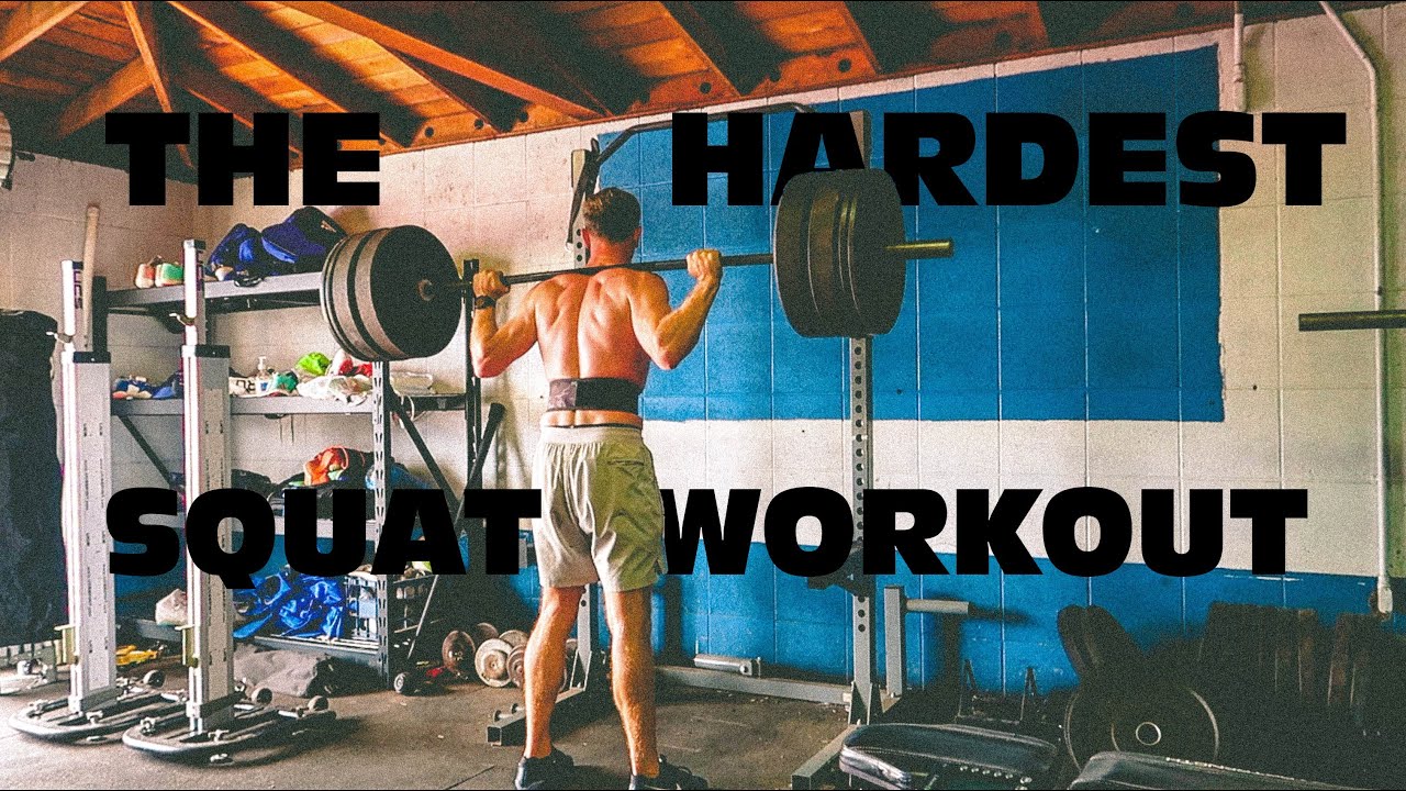 I Tried The Hardest Squat Workout (I had to Scale it) - YouTube