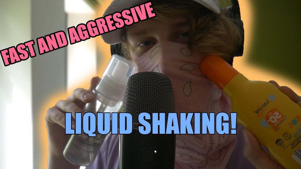 ASMR Fast And Slow Liquid Shaking Sounds To Cool You Down :) - YouTube