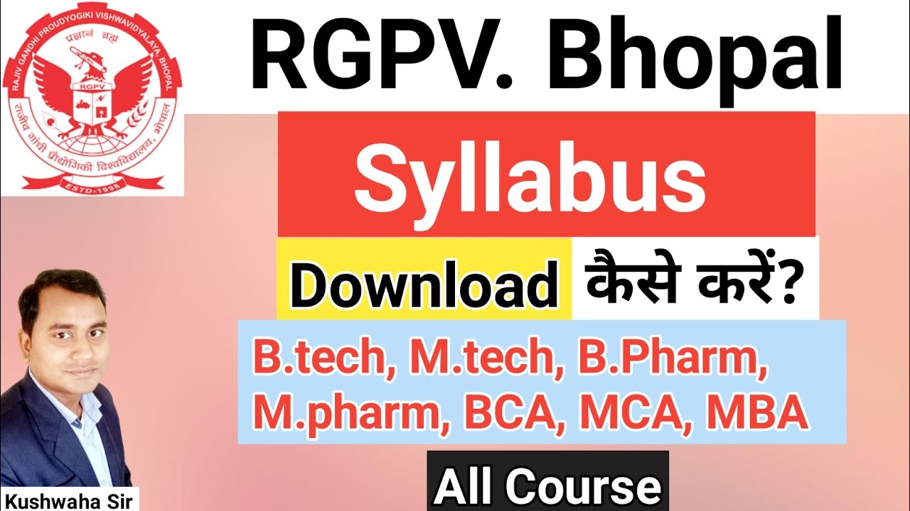 RGPV syllabus Download Kaise kare ? Syllabus Download RGPV | RGPV ...