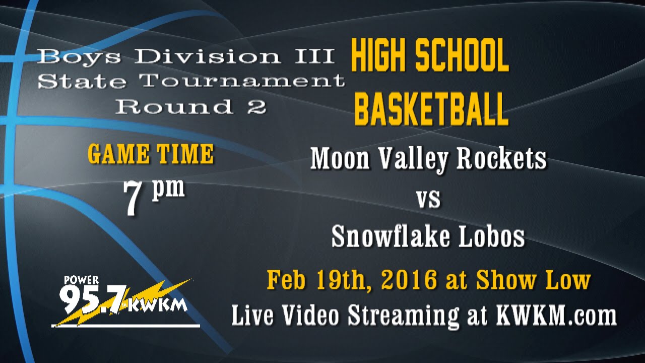 Boys Basketball Division III State Tournament Round 2 Moon Valley vs ...