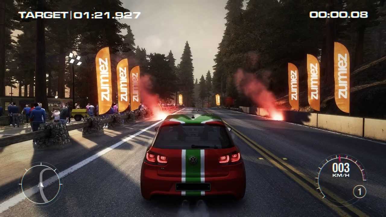 GRID 2 - T1 California Pacific Way Power Lap 01:22.285 - Volkswagen ...
