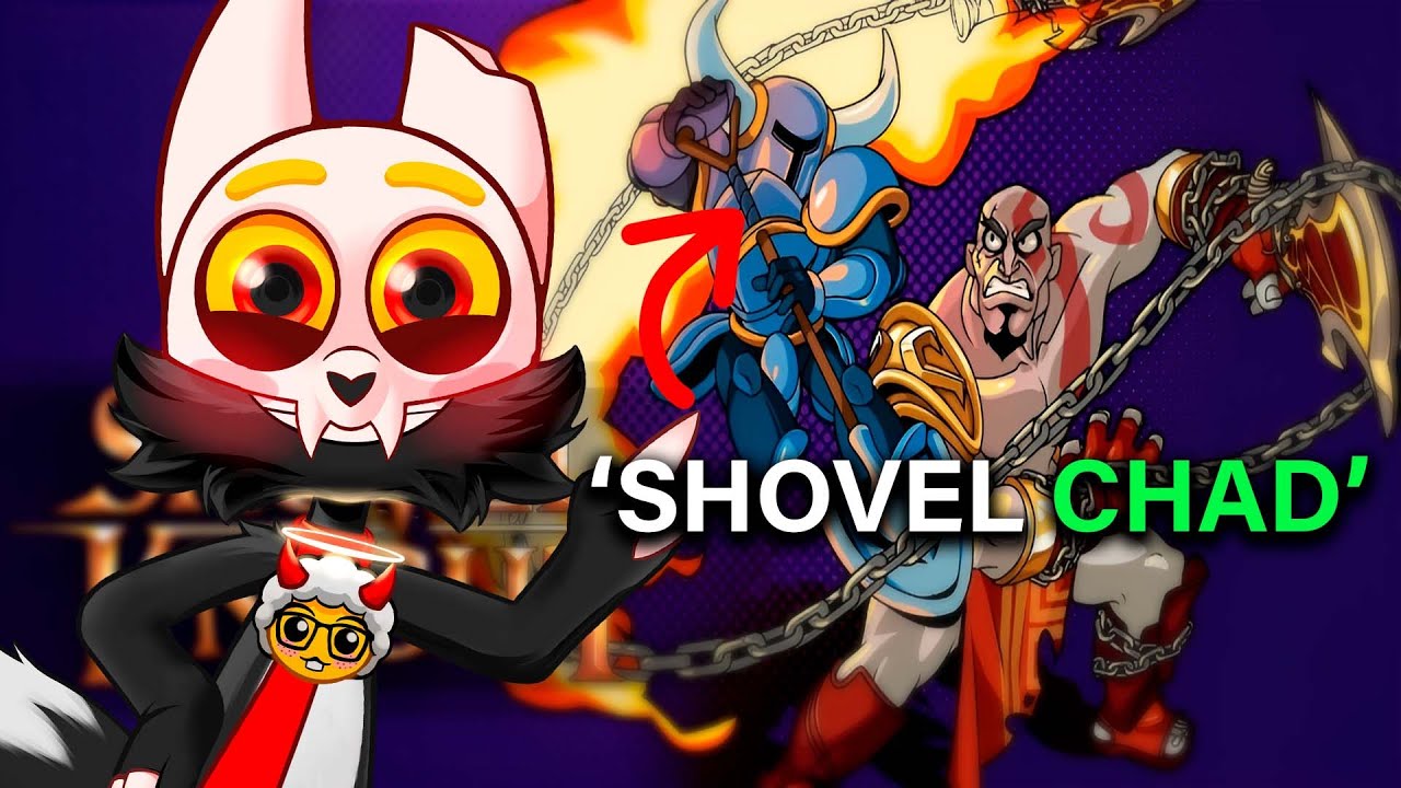 🗿CHAD CON PALA CAVA LA TUMBA DE KRATOS🤫🧏| Shovel Knight KICK - YouTube