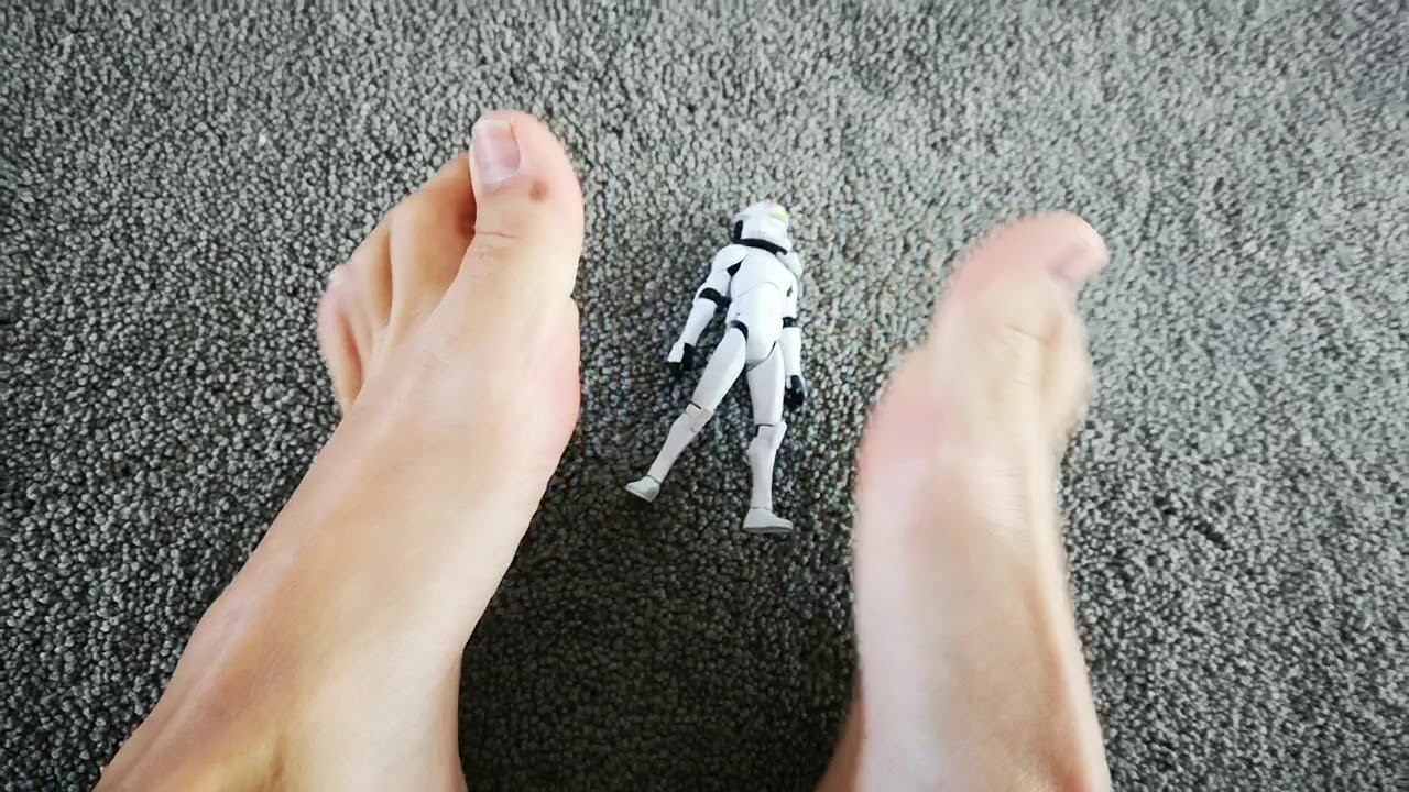 Cute Tiny Man on Goddess Feet - YouTube