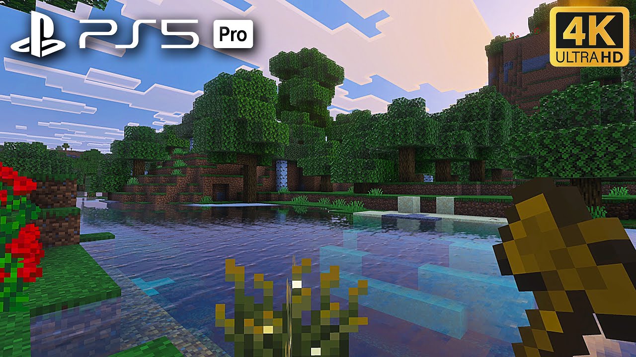 Minecraft Vibrant Visuals - PlayStation 5 Pro Gameplay 4K - YouTube