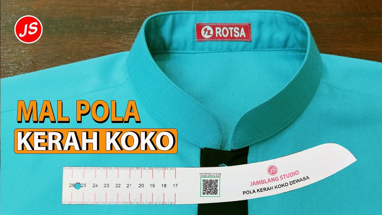 Pola Mall Kerah Koko All Size BK 027 - YouTube