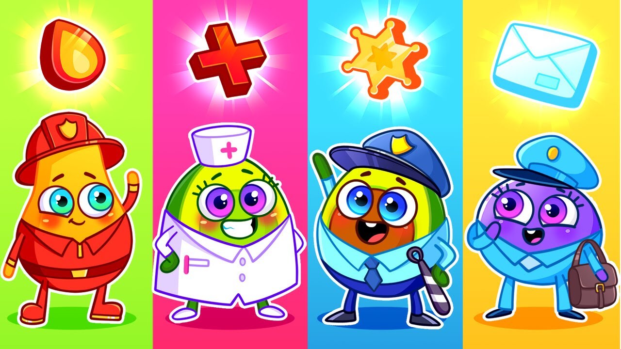 WHICH PROFESSION IS THE BEST?👮‍♂️👩‍🚒 Pit and Penny Try Different ...