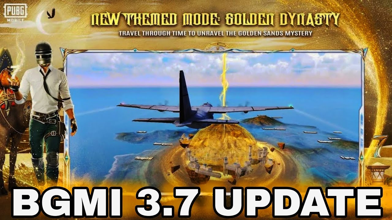 BGMI 3.7 Update Gameplay - Golden Dynasty Mode, New Map & Features! 🔥 ...