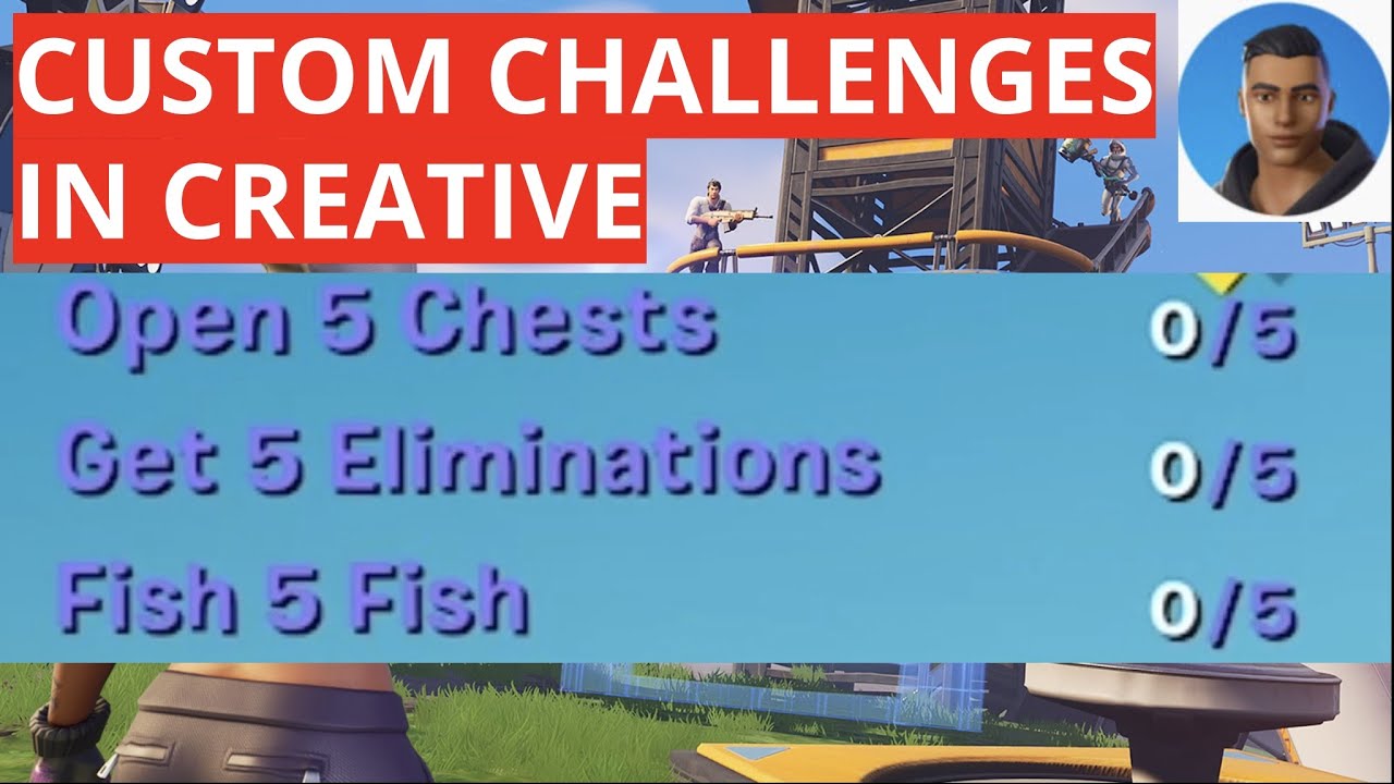 How To Make CUSTOM CHALLENGES In Fortnite Creative (Tutorial) - YouTube