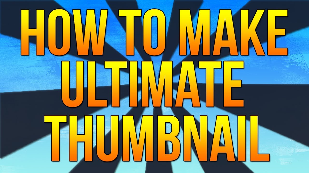 How To Add Textures To Your Thumbnail, The Perfect Thumbnail - YouTube