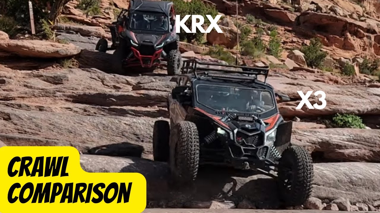 Rock Crawling CANAM MAVERICK X3 MAX XRS TURBO R on MOAB RIM. - YouTube