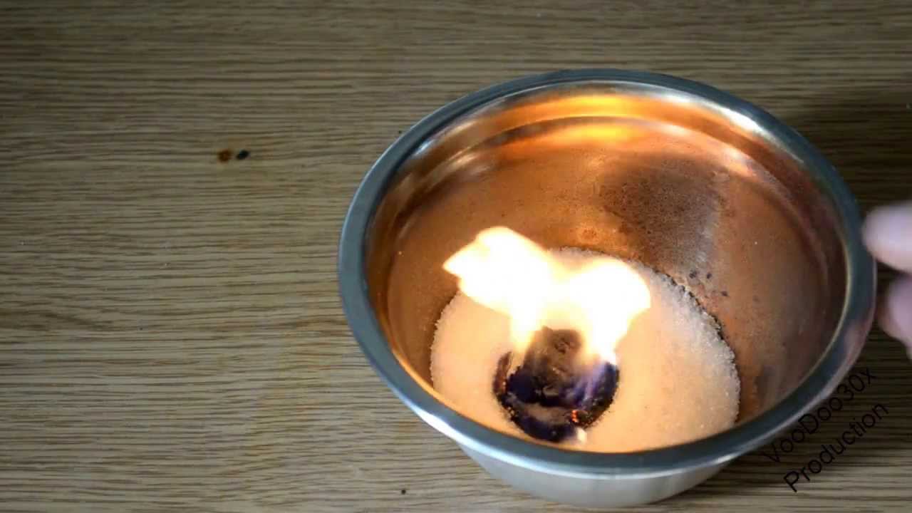 Red hot nickel ball vs sugar - RHNB dissolve experiment - YouTube