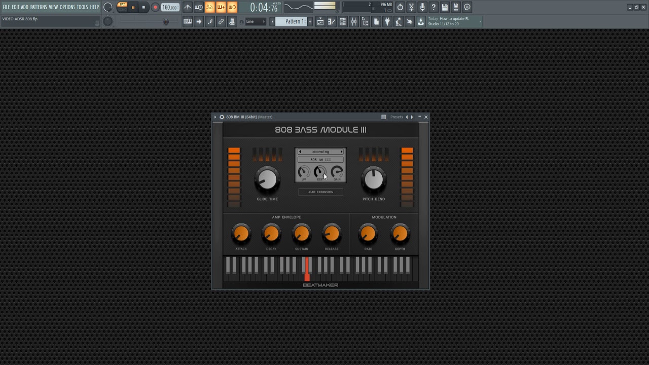 808 Bass Module 3 ADSR Configuration for Kick drums | Electronik Sound ...