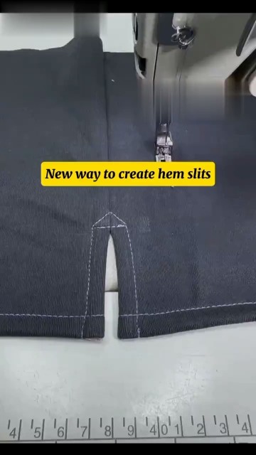 Perfect Side Slits: DIY Stitching Tutorial - YouTube