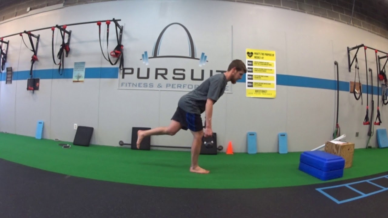 1 Leg 2 KB Hip Hinge - YouTube
