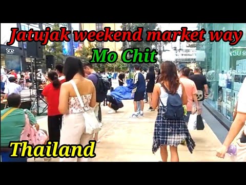 ︎ Visiting famous Jatujak weekend market | Thailand tour 2025 - YouTube