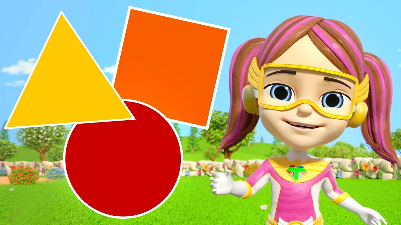 Shapes Game Song, Learning Videos and Nursery Rhymes for Kids - YouTube
