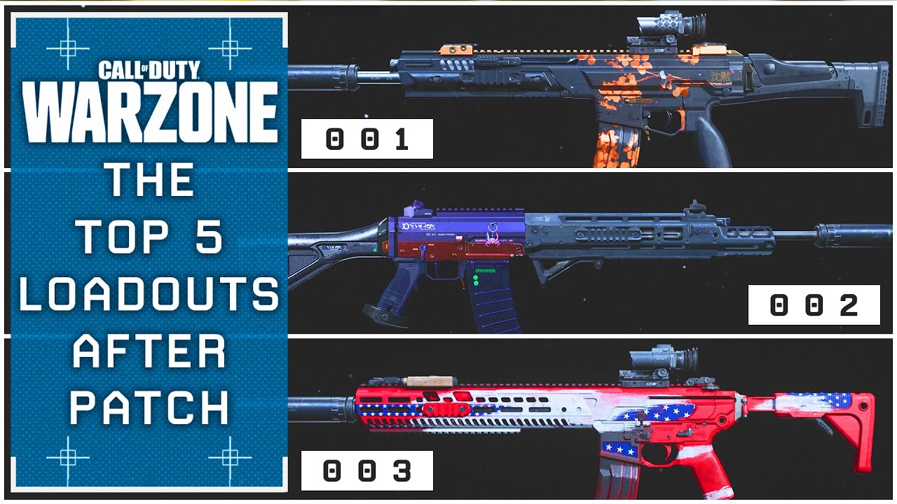 Call of Duty WARZONE: The NEW TOP 5 LOADOUTS After Update (Warzone Best ...