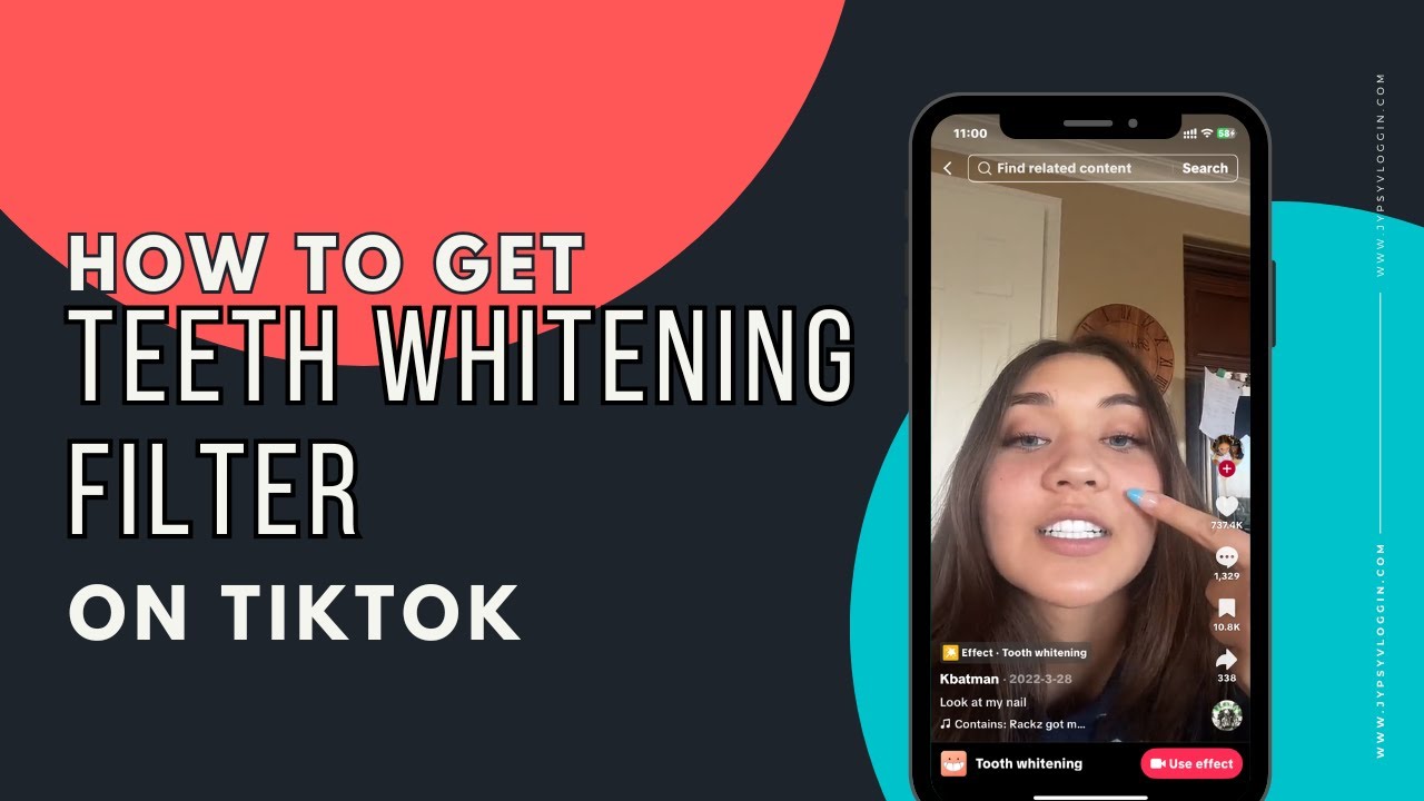 How to get teeth whitening filter on TikTok (2025 Tutorial ...